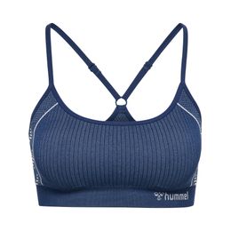 Hummel Sporttop 'MT BLAZE' Damen Gr&ouml;&szlig;e S dunkelbeige / wei&szlig;