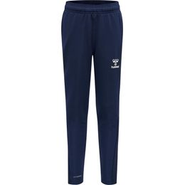Hummel Sporthose 'Lead' Jungen Gr&ouml;&szlig;e 152 dunkelblau / grau / wei&szlig;