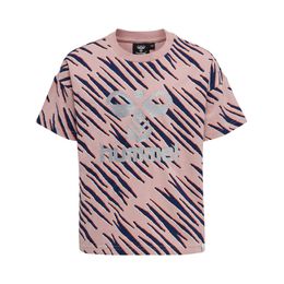Hummel Funktionsshirt 'AMELIA' M&auml;dchen Gr&ouml;&szlig;e 128 blau / rosa / rot / schwarz
