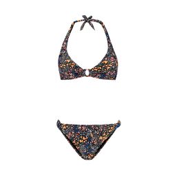 Shiwi Bikini 'Caro' Damen Gr&ouml;&szlig;e S blau / gr&uuml;n / hellorange / schwarz
