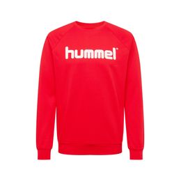 Hummel Sportsweatshirt Herren Gr&ouml;&szlig;e M feuerrot / wei&szlig;