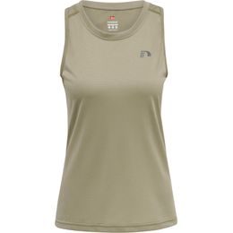 Newline Sporttop Damen Gr&ouml;&szlig;e L dunkelbeige / grau