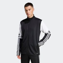 Trainingsjacke adidas Performance "SQ25 TR JKT", Herren, Gr. 3XL, schwarz-wei&szlig; (schwarz, wei&szlig;), Obermaterial: 100% Polyester, Jacken Trainingsjacke
