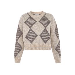 Jalene Pullover Damen Gr&ouml;&szlig;e XL/XXL graphit / greige