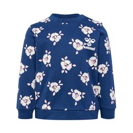 Hummel Sweatshirt 'BLOOM' Jungen Gr&ouml;&szlig;e 74 indigo / rosa / wei&szlig;