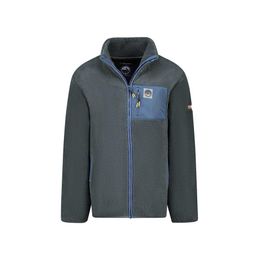 Geographical Norway Fleecejacke "Urock" in Anthrazit/ Blau - 70% | Gr&ouml;&szlig;e 140 | Kids-fleecejacken-fleecepullover