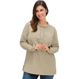 WITT WEIDEN Sweatshirt in Beige - 81% | Gr&ouml;&szlig;e 44 | Damen-sweatshirts-jacken