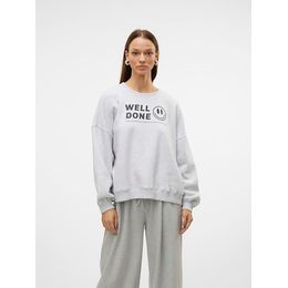 V&eacute;ro Moda Vero Moda Sweatshirt in Grau - 75% | Gr&ouml;&szlig;e L | Damen-sweatshirts-jacken