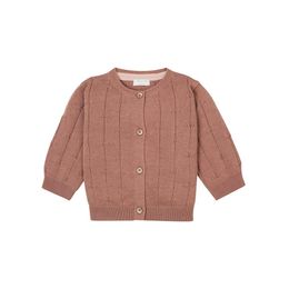 Noppies Cardigan "Frondes" in Dunkelrosa - 57% | Gr&ouml;&szlig;e 68 | Baby-pullover-cardigans