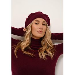Perfect Cashmere Kaschmir-M&uuml;tze "Paris" in Bordeaux - 28% | Damen-muetzen-caps