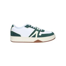 Lacoste Leder-Sneakers in Wei&szlig;/ Gr&uuml;n - 52% | Gr&ouml;&szlig;e 44 | Herrensneakers