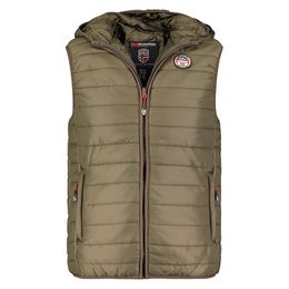 Geographical Norway Steppweste "Vamigo" in Khaki - 66% | Gr&ouml;&szlig;e 128 | Kinderjacken