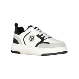 Geographical Norway Sneakers "Oasis" in Wei&szlig;/ Grau - 70% | Gr&ouml;&szlig;e 45 | Herrensneakers