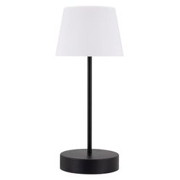 REMEMBER LED-Tischleuchte "Oscar" in Wei&szlig;/ Schwarz - (H)33,5 x &Oslash; 14,5 cm - 29% | Tischleuchten