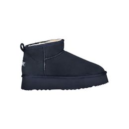 Geographical Norway Winterboots "Orage" in Dunkelblau - 68% | Gr&ouml;&szlig;e 38 | Damen-stiefel