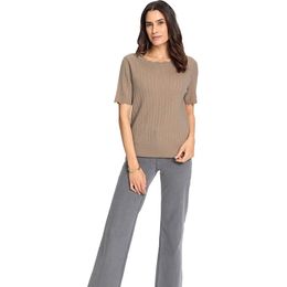 WITT WEIDEN Woll-Pullover in Hellbraun - 64% | Gr&ouml;&szlig;e 48 | Damen-pullover-cardigans