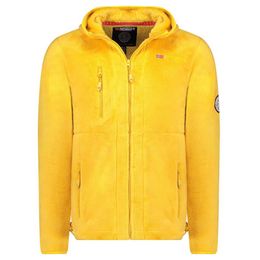 Geographical Norway Fleecejacke "Upload" in Gelb - 64% | Gr&ouml;&szlig;e 152 | Kids-fleecejacken-fleecepullover