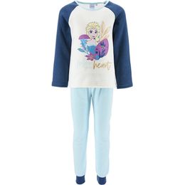 Disney Frozen Fleece-Pyjama "Frozen" in Dunkelblau - 65% | Gr&ouml;&szlig;e 128 | Kinder-waesche