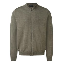 Maerz Muenchen Wollcardigan in Oliv - 60% | Gr&ouml;&szlig;e 50 | Herren-pullover-cardigans