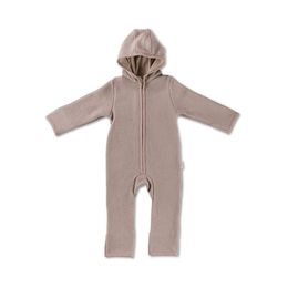 Hofbrucker Wollwalk-Overall in Beige - 36% | Gr&ouml;&szlig;e 74/80 | Babyoveralls