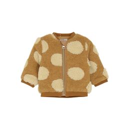 Noppies Fleecejacke in Hellbraun/ Beige - 52% | Gr&ouml;&szlig;e 56 | Babyjacken