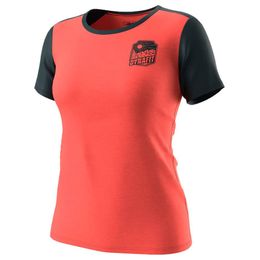 Dynafit Funktionsshirt "TRANSALPER LIGHT" in Orange/ Schwarz - 56% | Gr&ouml;&szlig;e S | Damen-outdoor-tops-shirts