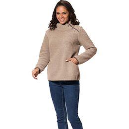 WITT WEIDEN Fleecepullover in Beige - 73% | Gr&ouml;&szlig;e 48 | Damenpullover