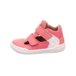 Superfit Barfu&szlig; Leder-Halbsandalen "Superfree" in Pink/ Wei&szlig; - 39% | Gr&ouml;&szlig;e 21 | Babysandalen