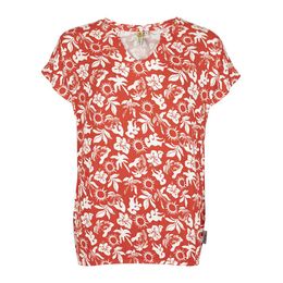 Roadsign Shirt in Orange/ Wei&szlig; - 55% | Gr&ouml;&szlig;e S | Damen-tops