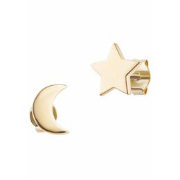 CAI ca&iuml; Ohrstecker 'Moon & Stars C7356E/90/00' Damen Gr&ouml;&szlig;e One Size gold