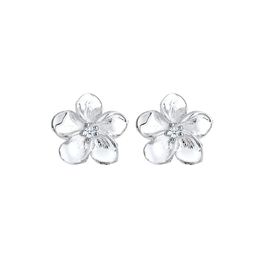 Elli DIAMONDS Ohrringe 'Frangipani Bl&uuml;te' Damen Gr&ouml;&szlig;e One Size wei&szlig;