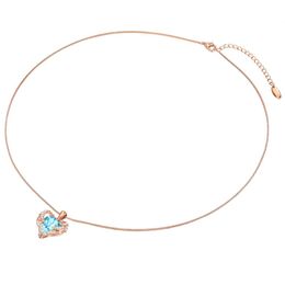 Rafaela Donata Kette Damen Gr&ouml;&szlig;e One Size aqua / rosegold