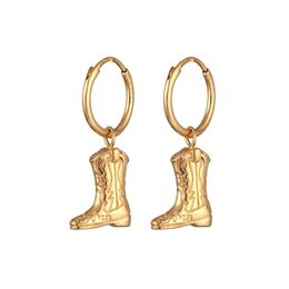 Elli Earrings 'Schuh' female Gold size One Size