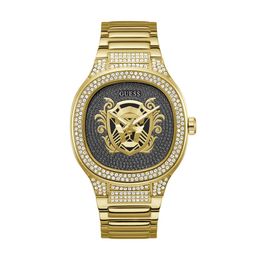 Guess Analog Watch ' KINGDOM ' male Gold size One Size