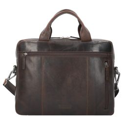 Leonhard Heyden Document Bag 'Roma' male Brown size One Size