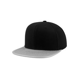 Flexfit Cap 'Metallic Visor' Damen Gr&ouml;&szlig;e 55/60 schwarz / silber