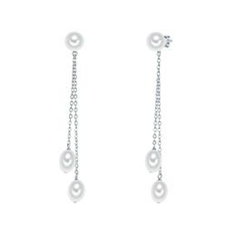 Valero Pearls Ohrringe Damen Gr&ouml;&szlig;e One Size silber / perlwei&szlig;