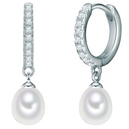 Valero Pearls Ohrringe Damen Gr&ouml;&szlig;e One Size silber / perlwei&szlig;