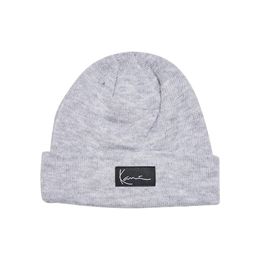Karl Kani Beanie Damen Gr&ouml;&szlig;e 55/60 graumeliert / schwarz / wei&szlig;