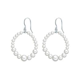 Valero Pearls Ohrringe Damen Gr&ouml;&szlig;e One Size silber / wei&szlig;