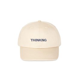 thinking mu Cap ' THINKING CHRIS ' female White size One Size