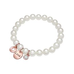 Lulu & Jane Lulu & Jane Armband Damen Gr&ouml;&szlig;e One Size rosegold / wei&szlig;