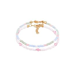 Elli Armband 'Kugel' M&auml;dchen Gr&ouml;&szlig;e One Size hellblau / gold / hellpink / wei&szlig;