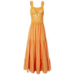 Influencer Summer Dress female Orange size One Size