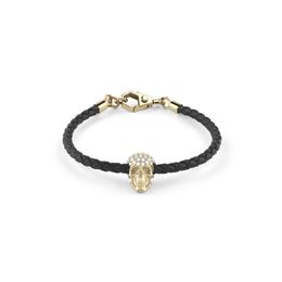 Philipp Plein Jewellery Bracelet 'Enigma' Herren Gr&ouml;&szlig;e S gold / schwarz