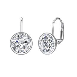 Lulu & Jane Lulu & Jane Ohrringe Damen Gr&ouml;&szlig;e One Size silber / transparent