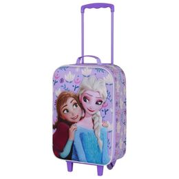 Disney Koffer 'Elsa & Anna' M&auml;dchen Gr&ouml;&szlig;e One Size elfenbein / hellblau / cognac / flieder