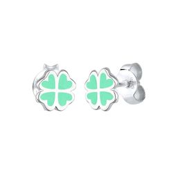 Elli Jewelry 'Kleeblatt' girl Green size One Size