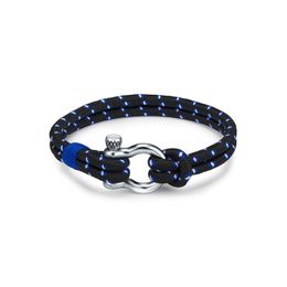 True Rebels Armband Herren Gr&ouml;&szlig;e One Size blau / schwarz / silber / wei&szlig;