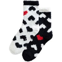 next Socks female Black, White size One Size
